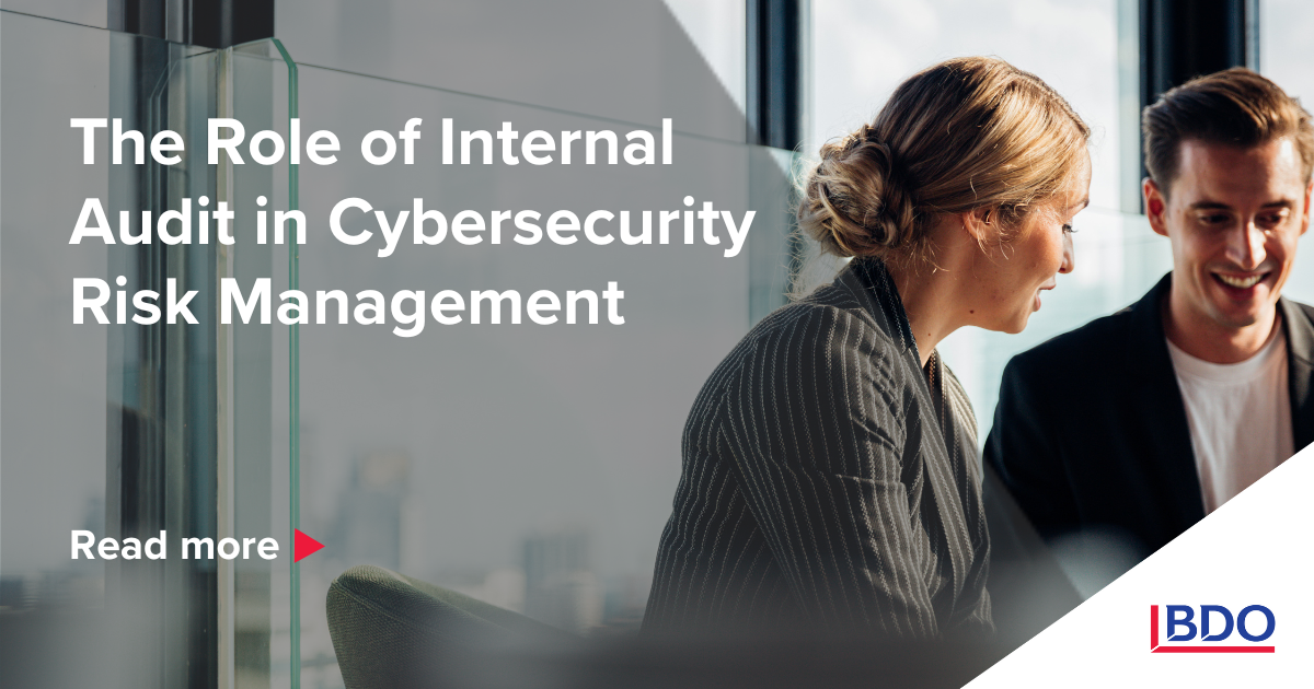Internal Audit And Cybersecurity Risk Bdo Malta