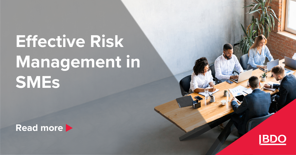 Effective Risk Management in SMEs - BDO Malta