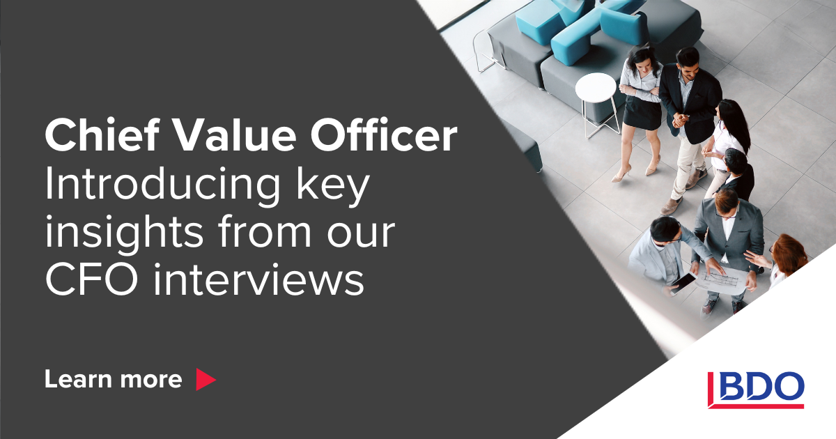 Chief Value Officer - BDO Malta