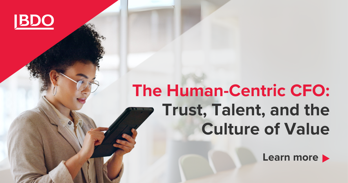 How CFOs Are Redefining Business Leadership - BDO Malta