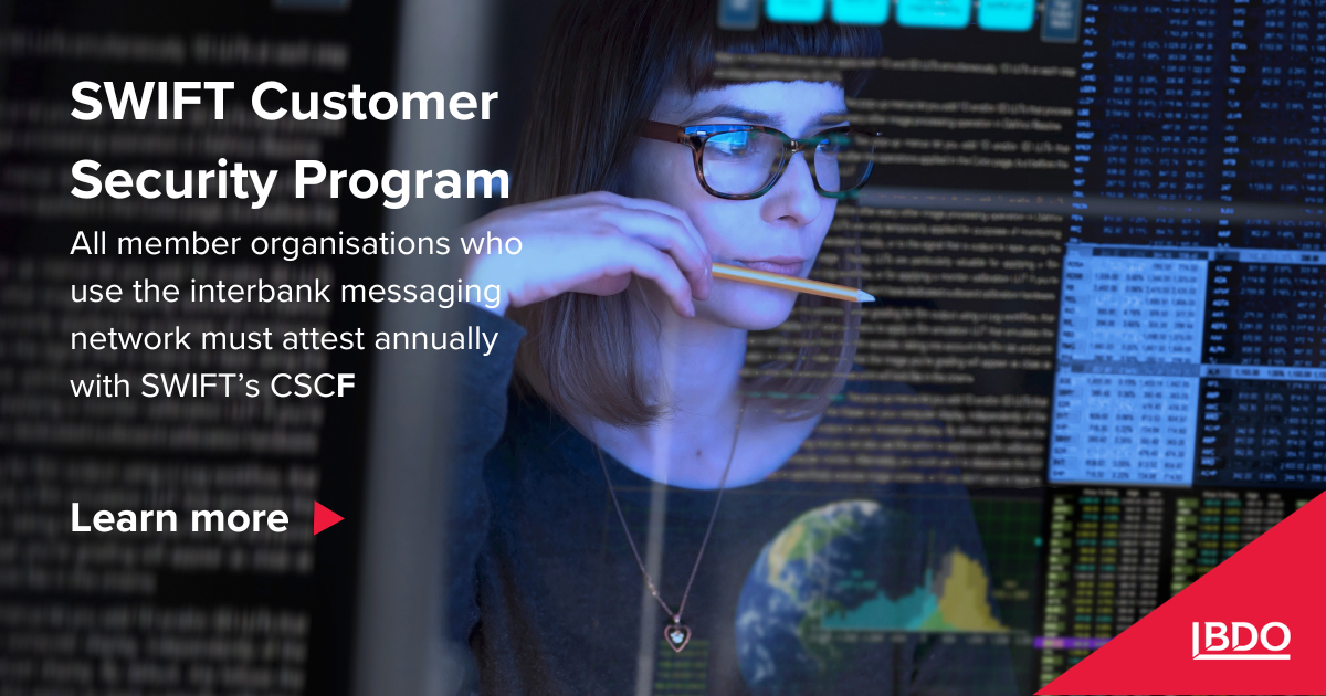 Swift Customer Security Program Bdo Malta