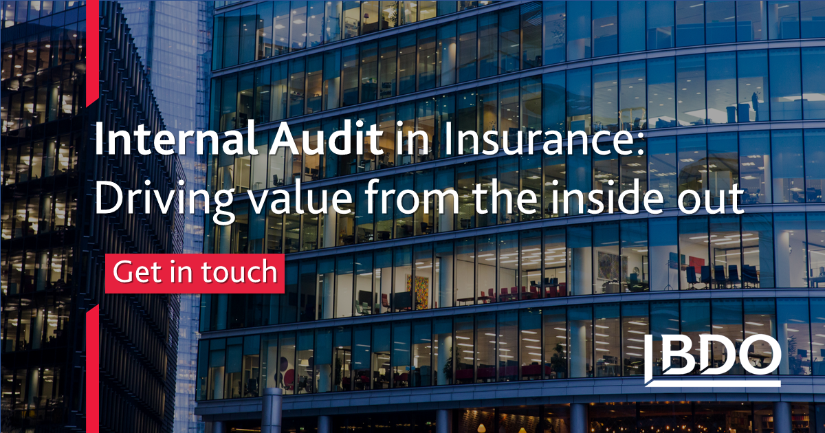 Insurance Internal Audit | BDO Malta - BDO