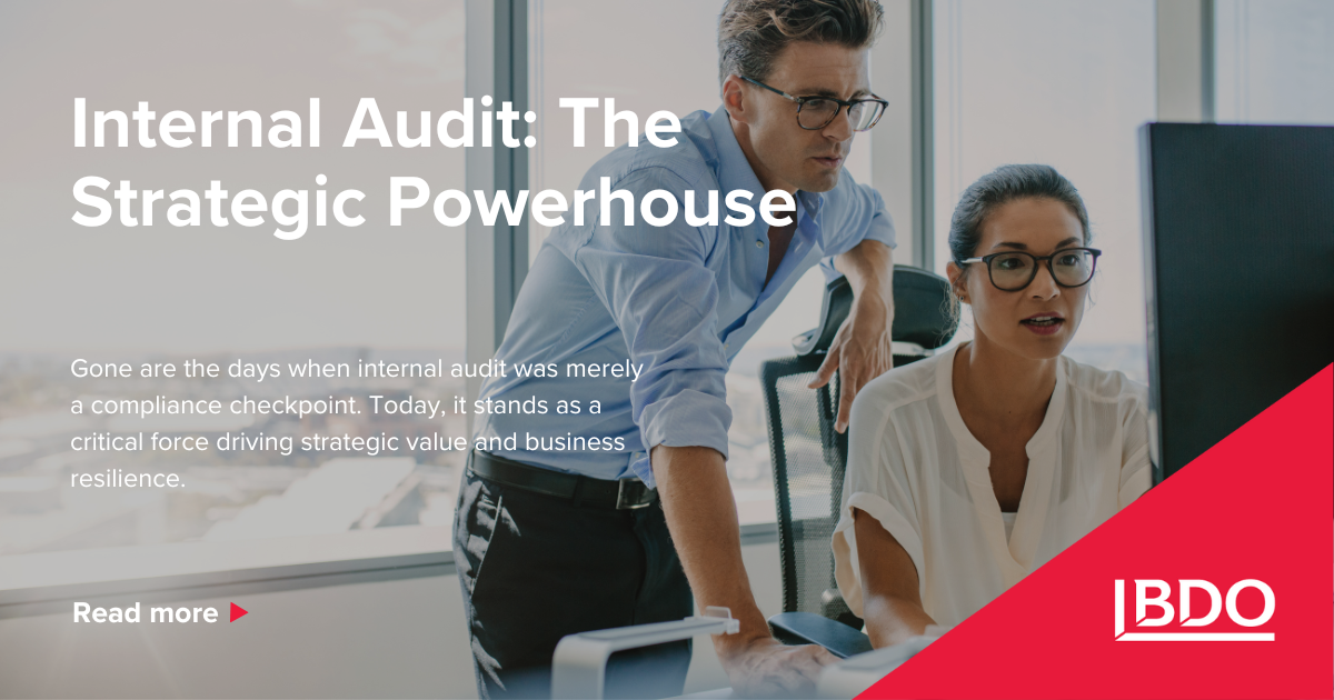 Internal Audit: The Strategic Powerhouse - BDO Malta